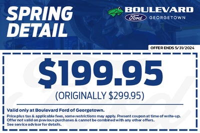 Ford Service & Parts Coupons | Boulevard Ford Georgetown